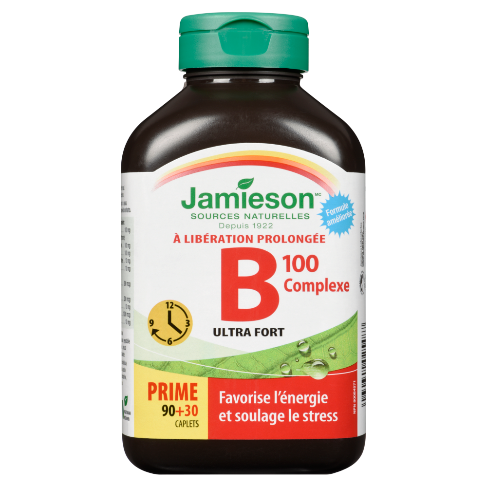Jamieson B 100 Complex Ultra Strength 90+30 Caplets - WeShine.ca ...