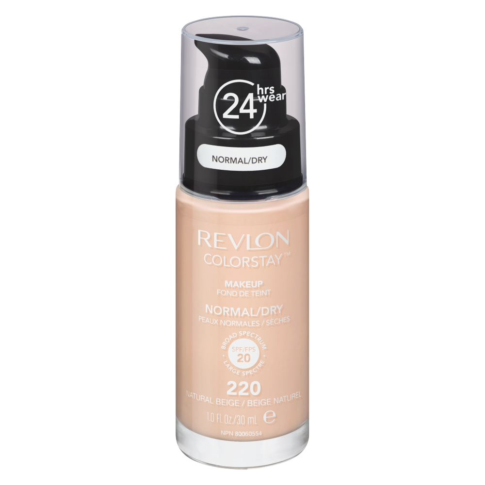 Revlon ColorStay Makeup SPF 20 Broad Spectrum 220 Natural Beige 30 ml ...