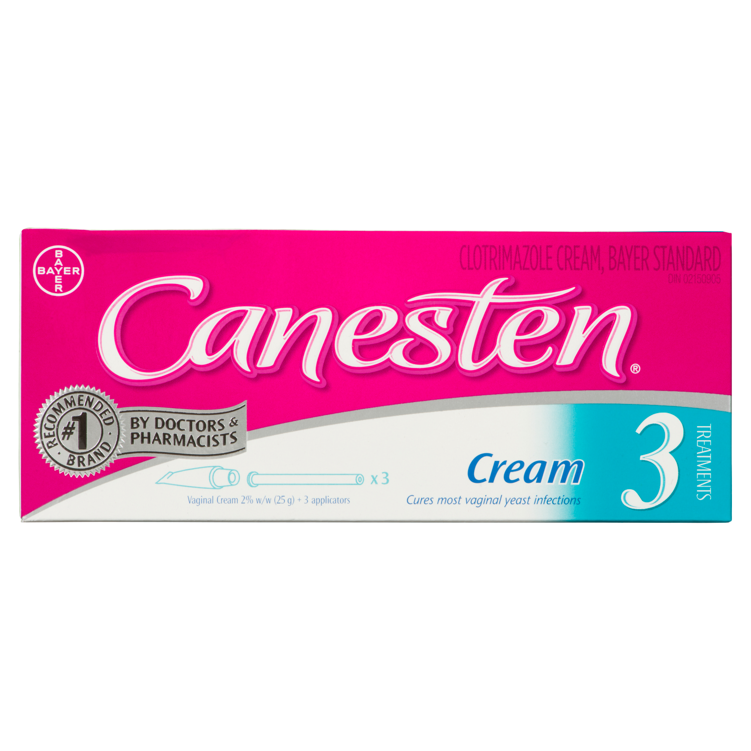 Canesten Vaginal Cream 3 Treatments - WeShine.ca | Health & Beauty ...