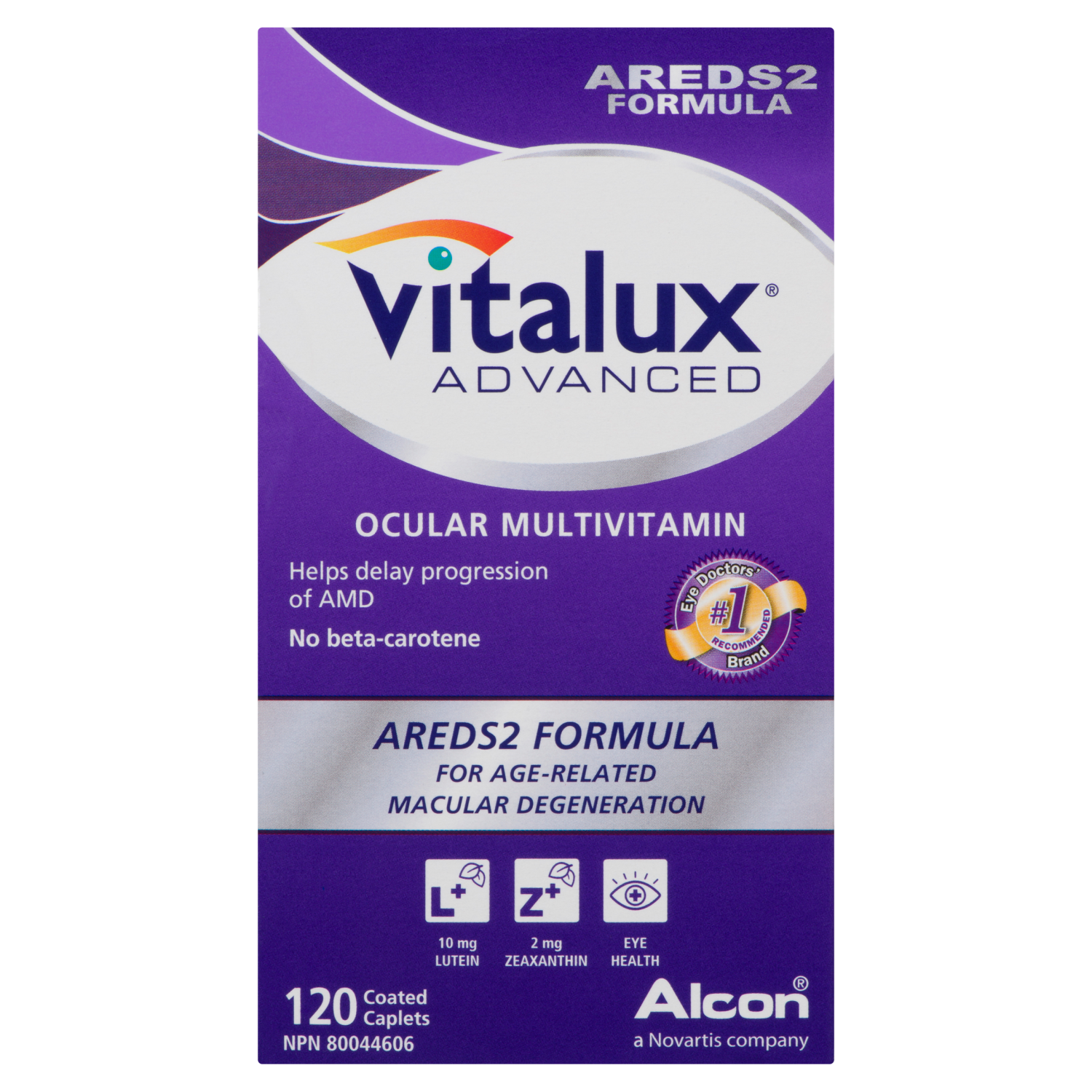 Vitalux Advanced Ocular Multivitamin, 120 Coated Caplets - WeShine.ca ...