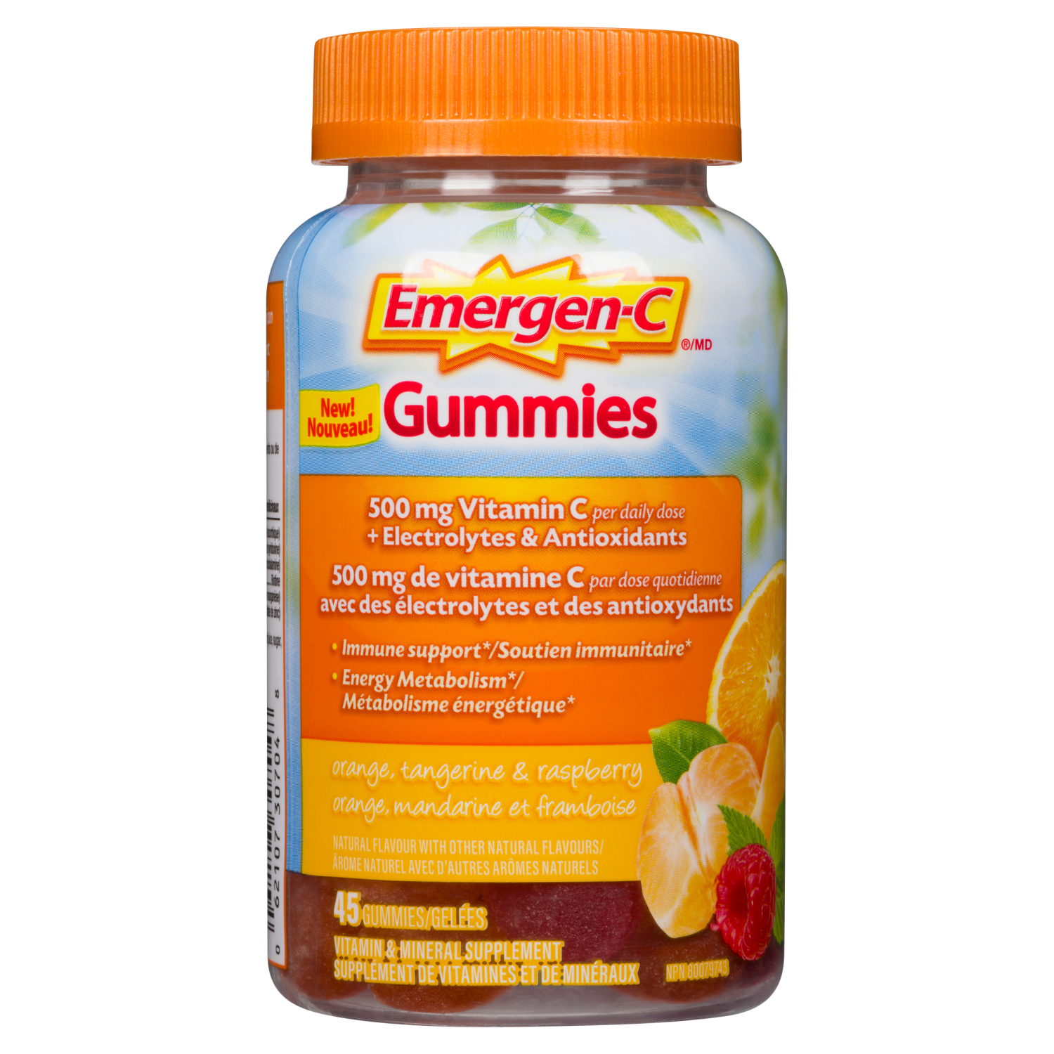 Emergen-C Vitamin & Mineral Supplement Orange, Tangerine & Raspberry ...