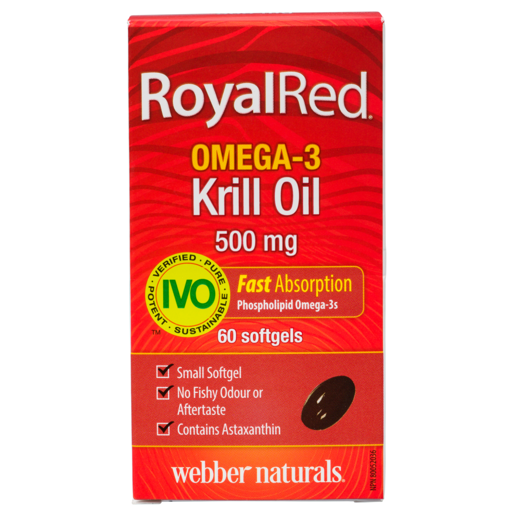 Royal Red Omega-3 Krill Oil 500 mg, 60 Softgels - WeShine.ca | Health ...