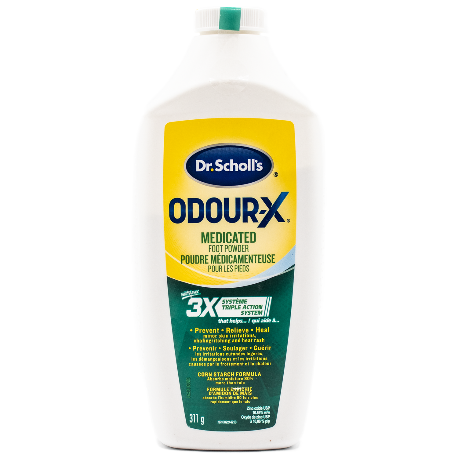 Dr. Scholl's Odour-X Medicated Foot Powder, 311 g - WeShine.ca | Health ...