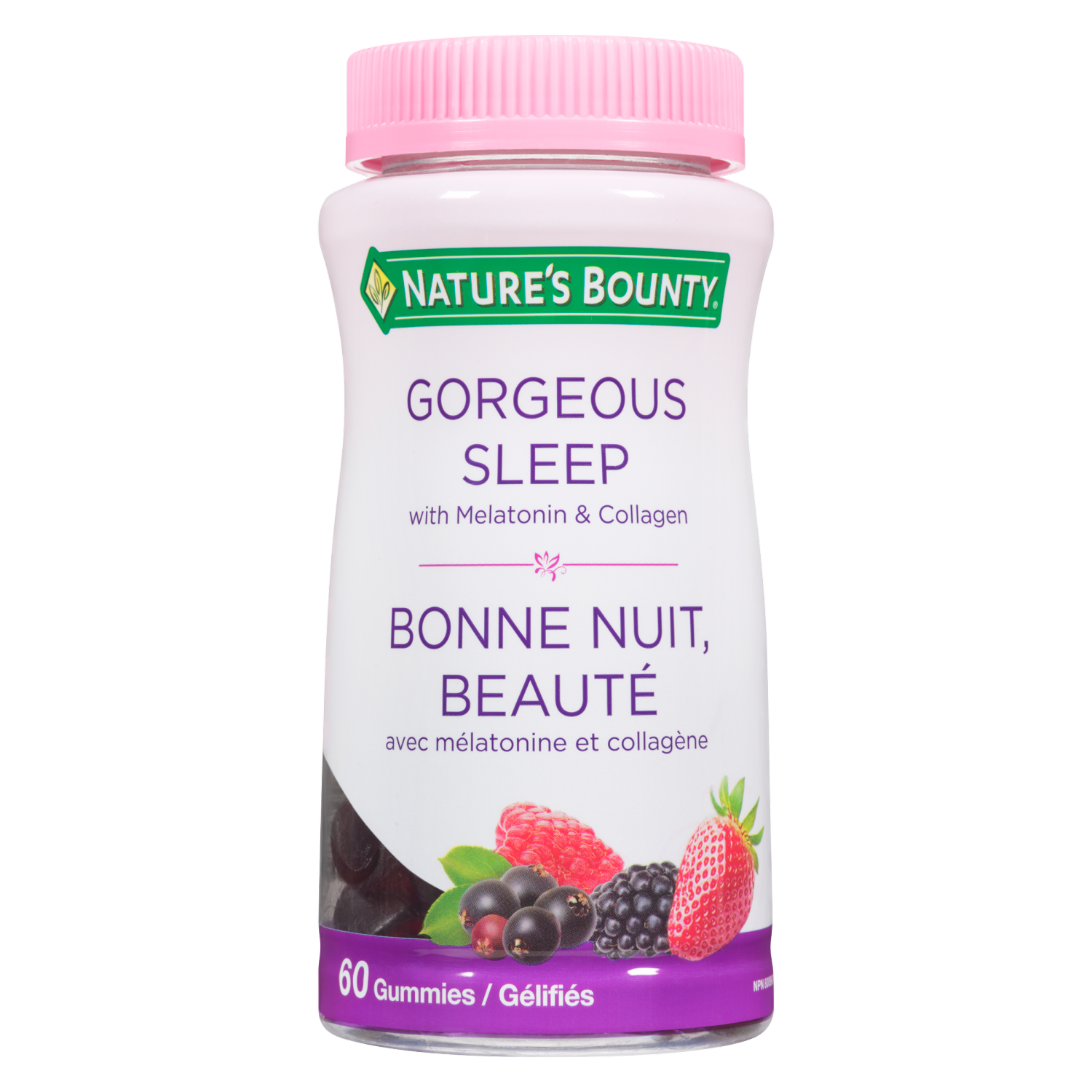 Nature's Bounty Gorgeous Sleep with Melatonin & Collagen, 60 Gummies ...