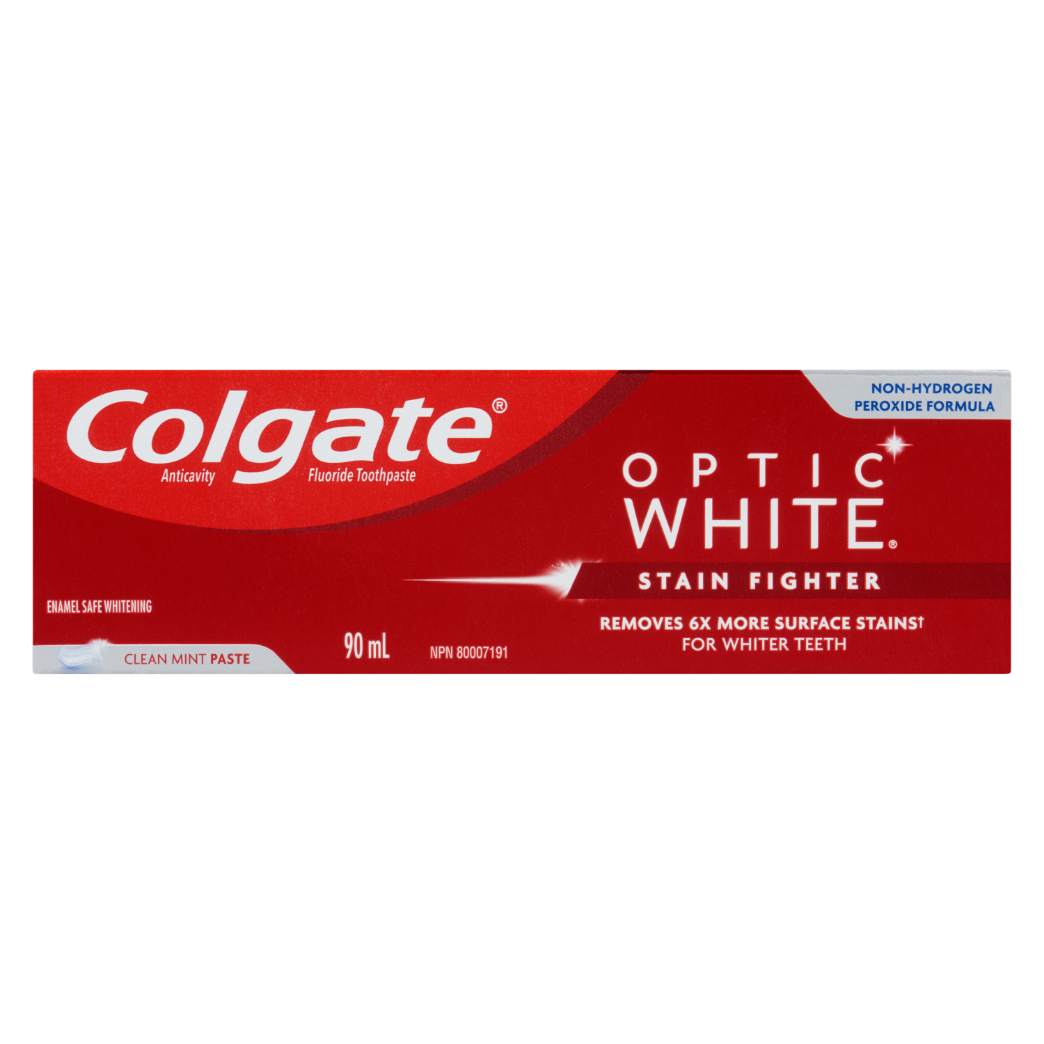 Colgate Optic White Anticavity Fluoride Toothpaste Stain Fighter Clean ...