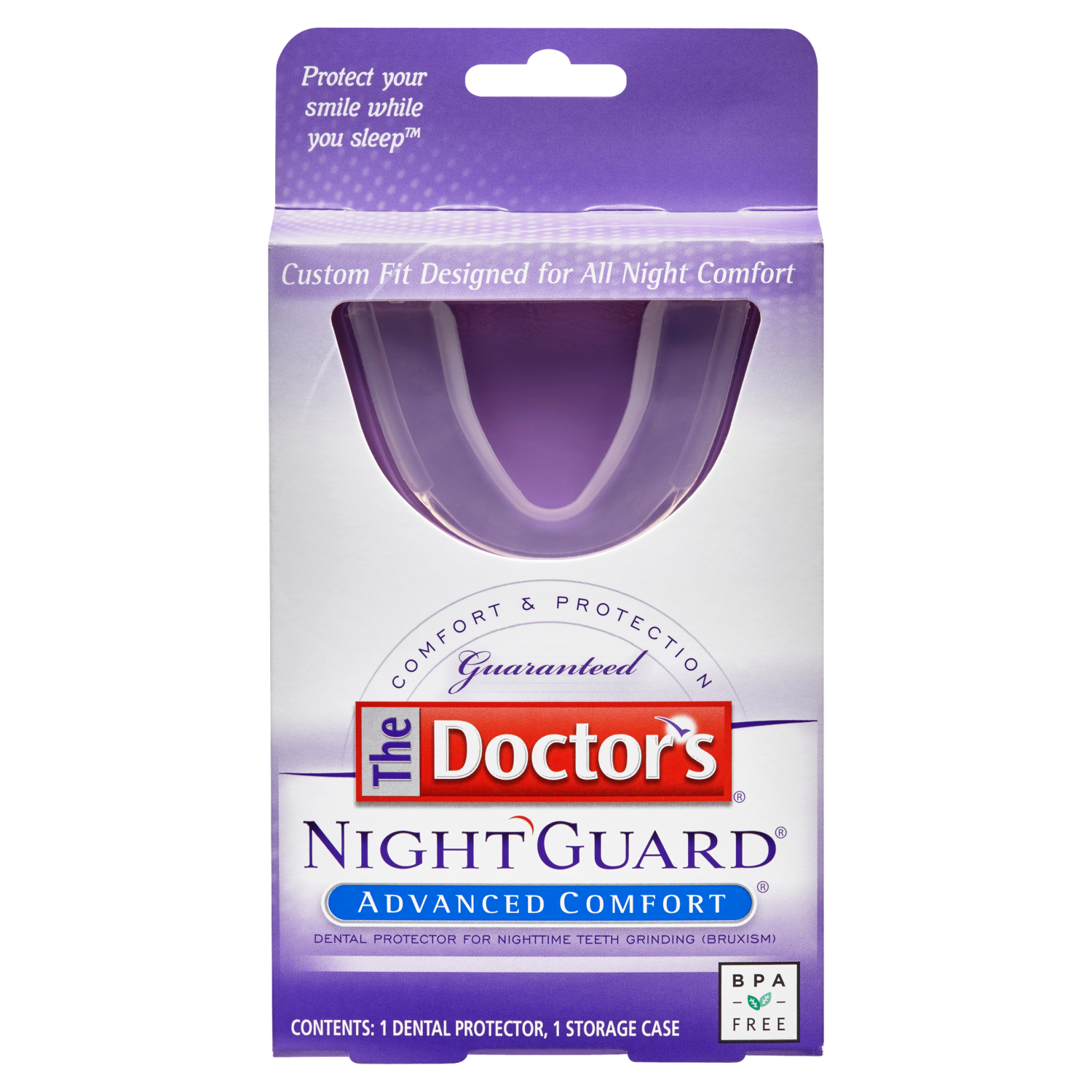 The Doctor's NightGuard Advanced Comfort Dental Protector with Storage ...