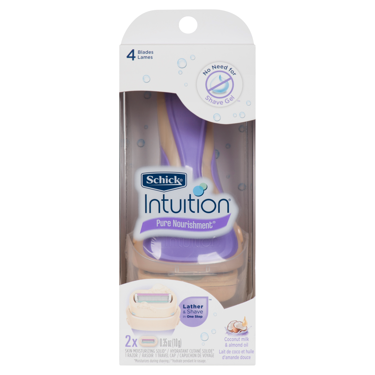 Schick Intuition Pure Nourishment Razor - WeShine.ca | Health & Beauty ...