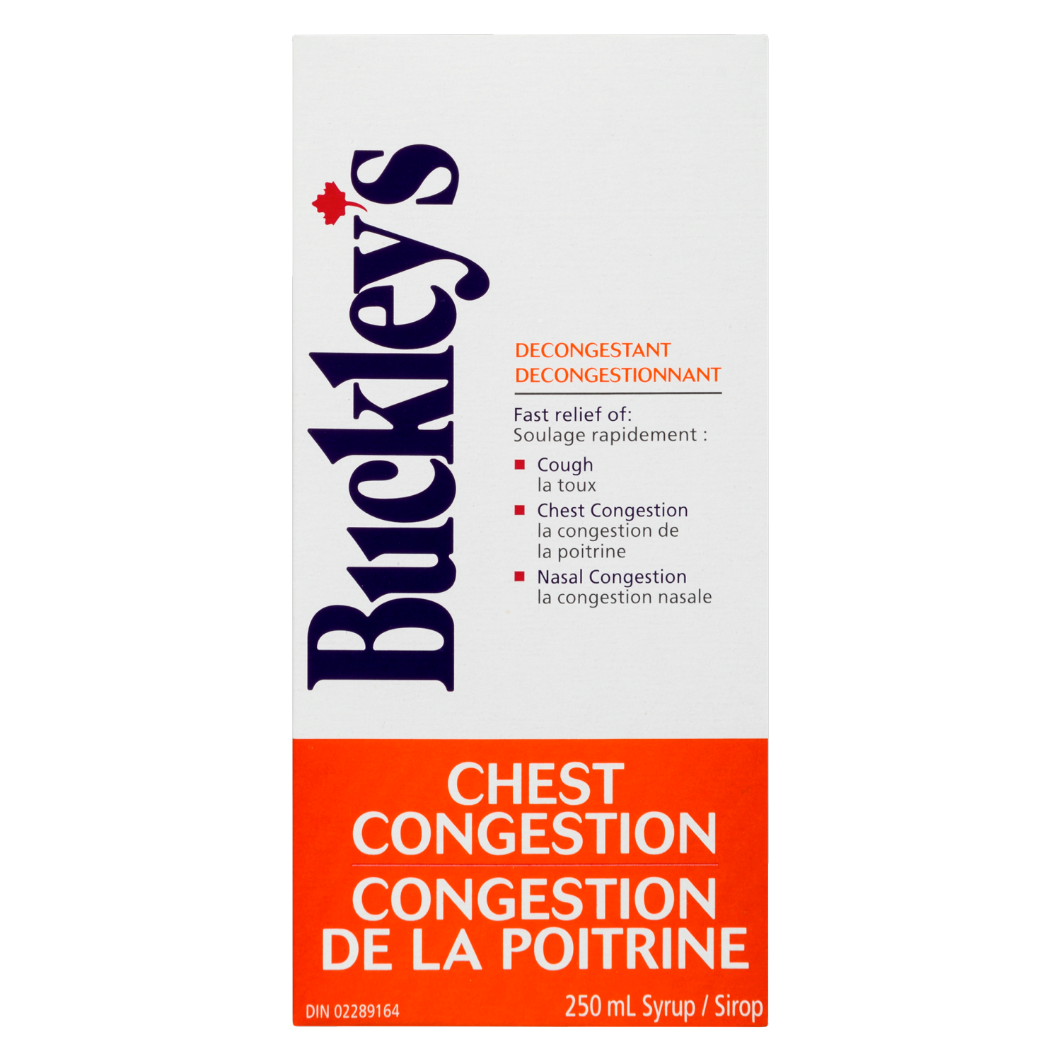Buckley's Decongestant Syrup Chest Congestion, 250 ml - WeShine.ca ...