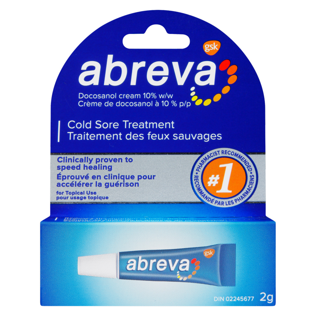 Abreva Cold Sore Treatment, 2 g - WeShine.ca | Health & Beauty ...