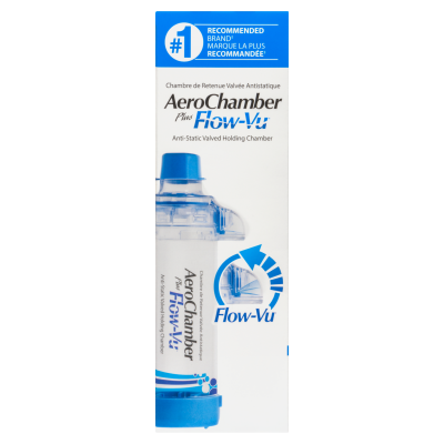 AeroChamber Plus Flow-Vu Anti-Static Valved Holding Chamber, Adult ...